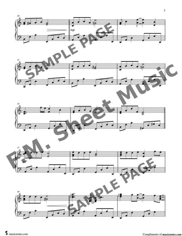 Haunt You Every Day (Intermediate Piano) By Weezer - F.M. Sheet Music - Pop Arrangements by ...